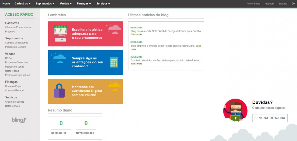 Bling lança novo site com foco na usabilidade | Blog do Bling