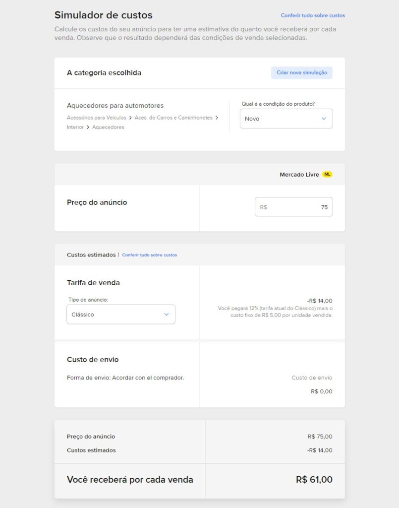 Taxas do Mercado Livre: tudo o que você precisa para começar!