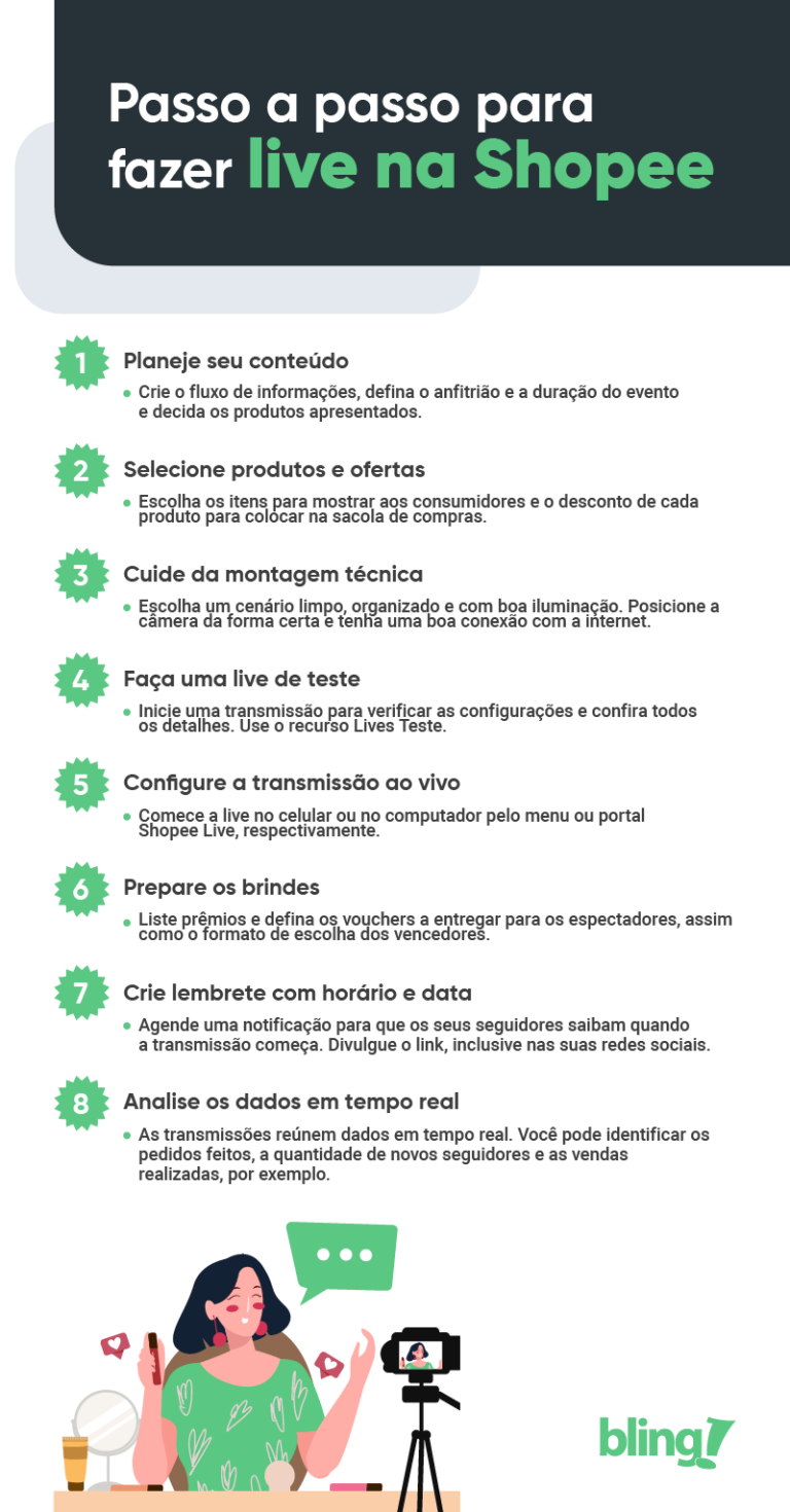 Live na Shopee: como fazer e dicas para ter sucesso!
